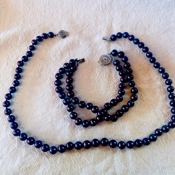 Jewelry | Hand Strung Black Pearls | Poshmark